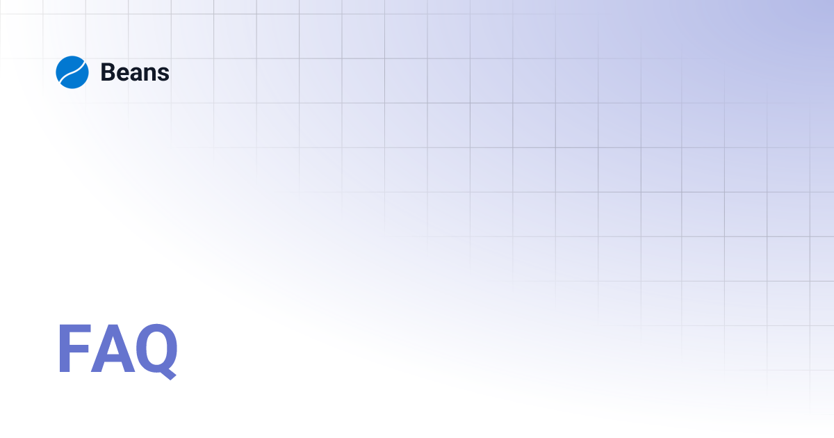 FAQ | Beans