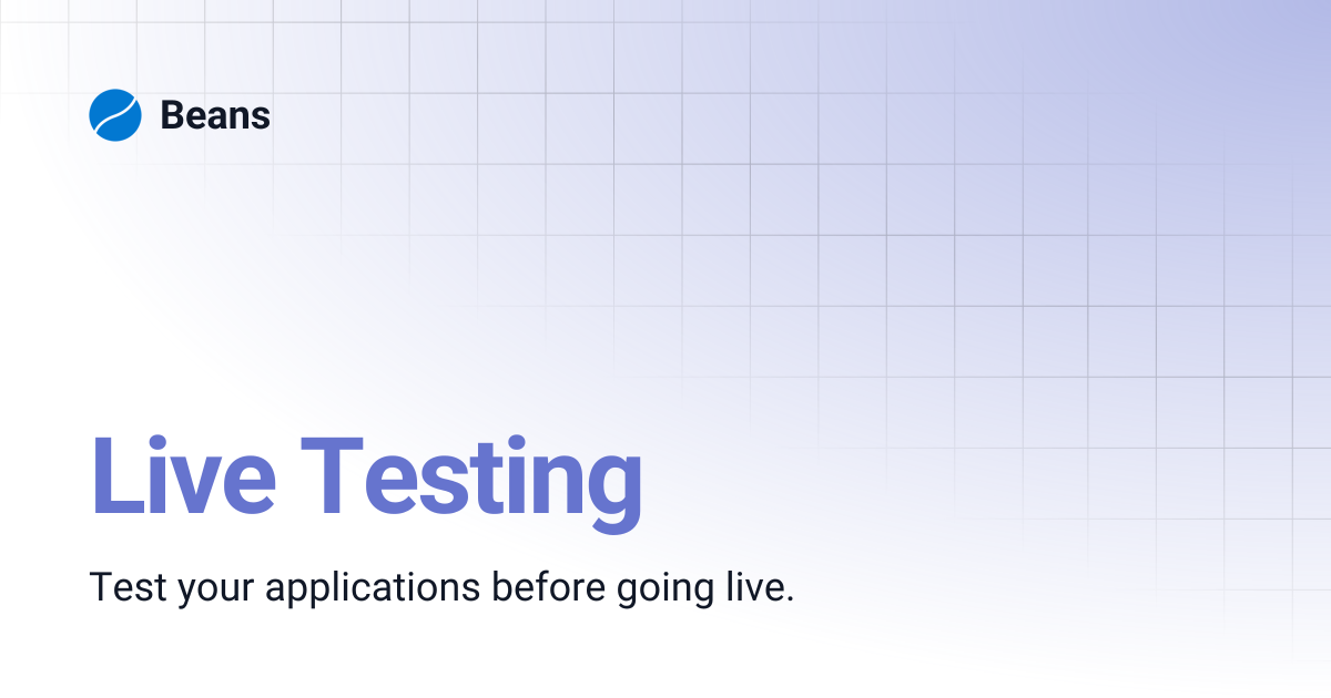 Live Testing | Beans
